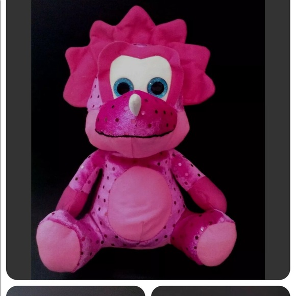 Toys | Classic Toy Company Dinosaur Plush Pink 13 Stuffed Animal ...